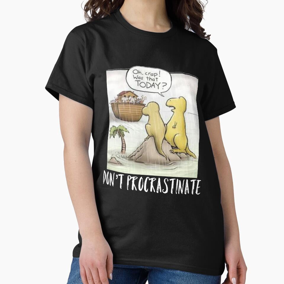Dinosaurs And Noah's Ark Shirt, Casual Graphic Tee, Everyday Short ...