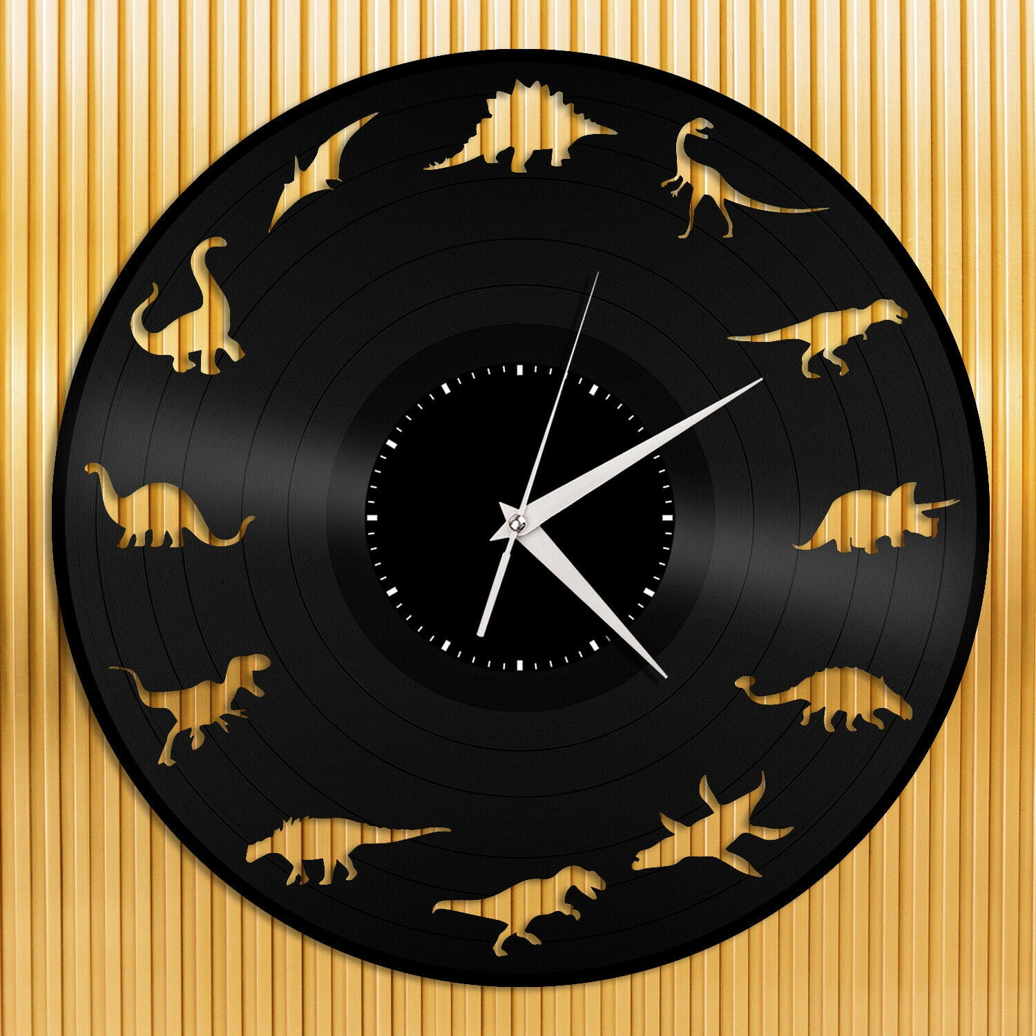 Dinosaurs Clock Vinyl Wall Clock Unique Gift for Animal Lovers Room ...