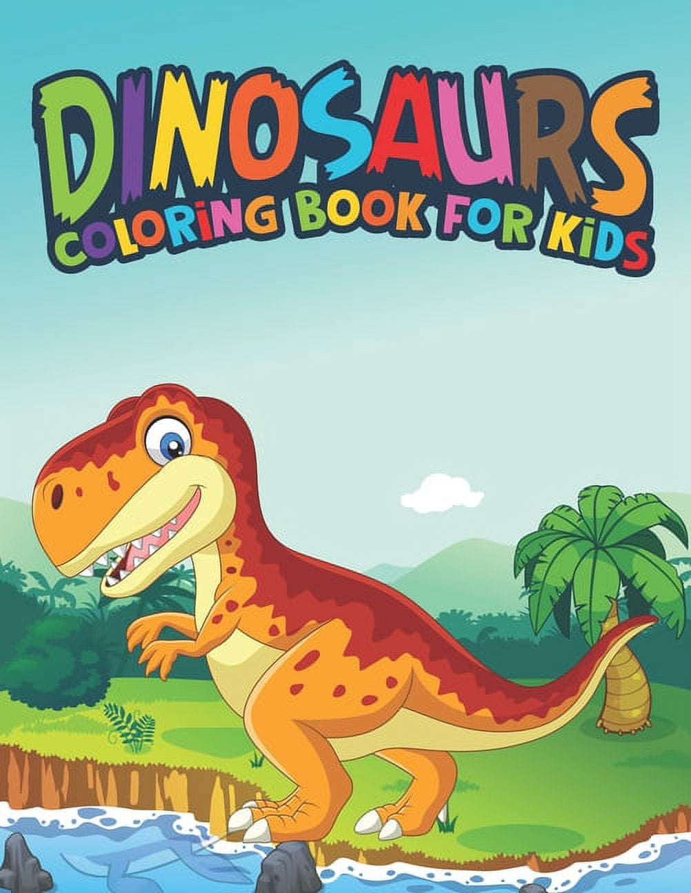 Dinosaurs Coloring Book For Kids: Fantastic Dinosaur Coloring Kids Book ...