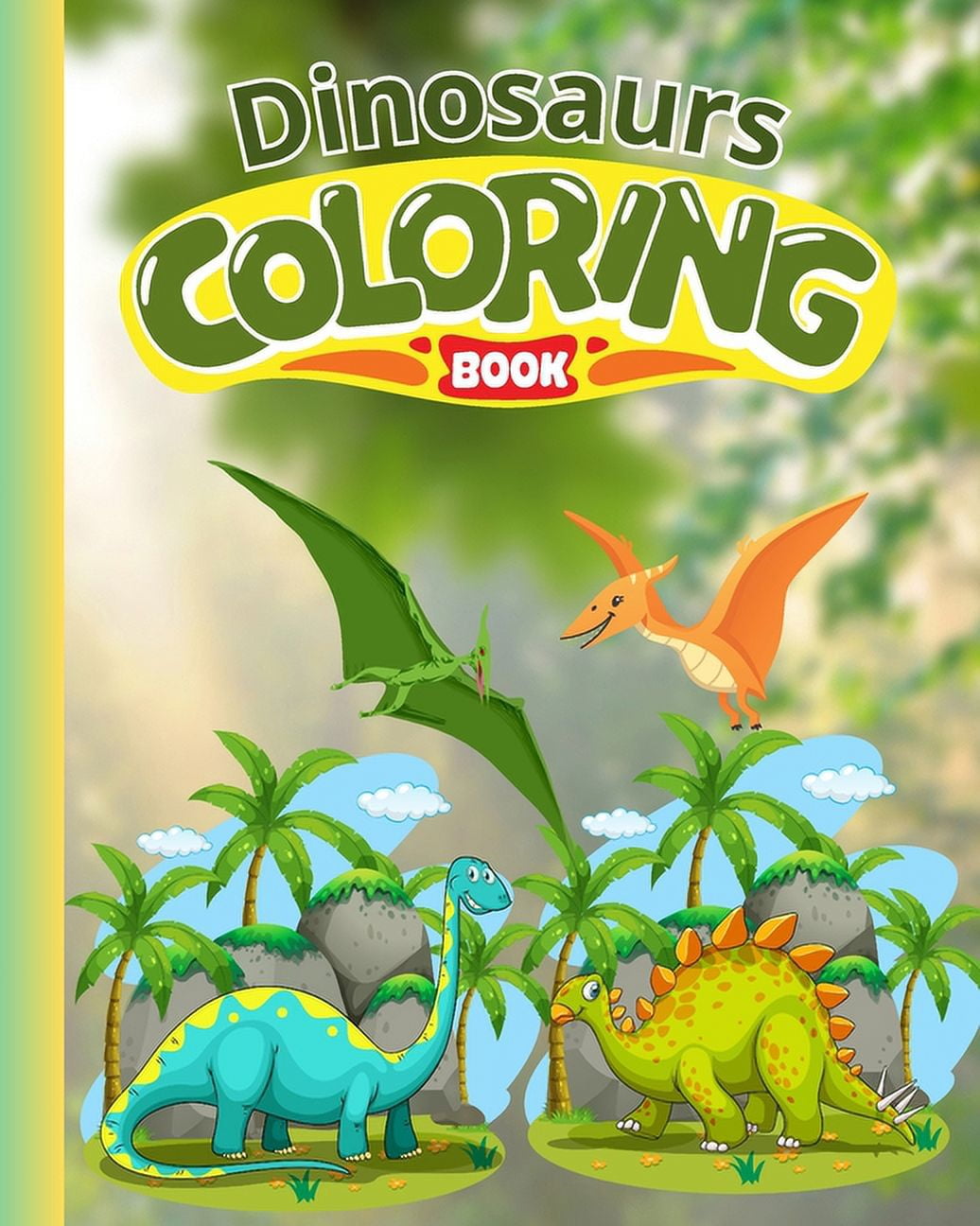 Dinosaurs Coloring Book For Kids: Fun and Easy Coloring Pages For ...