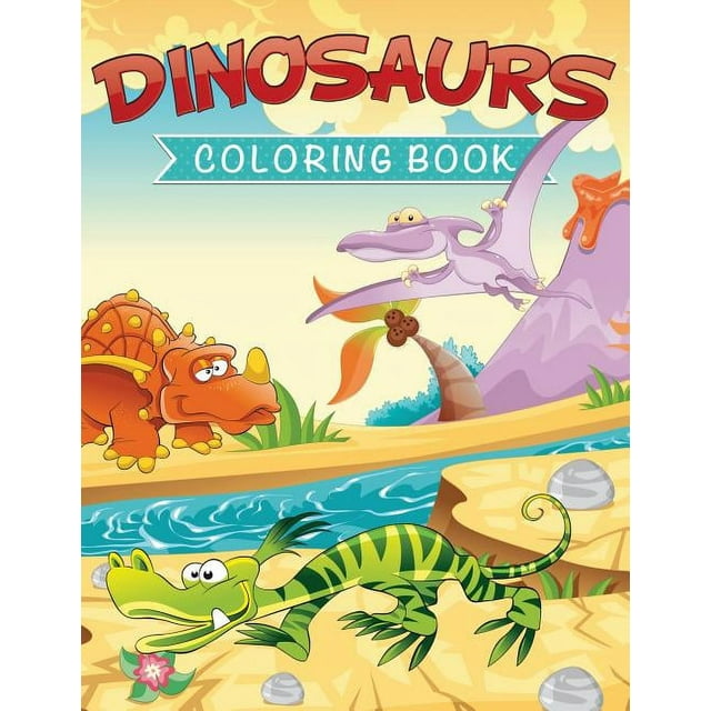 Dinosaurs Coloring Book (Paperback) - Walmart.com