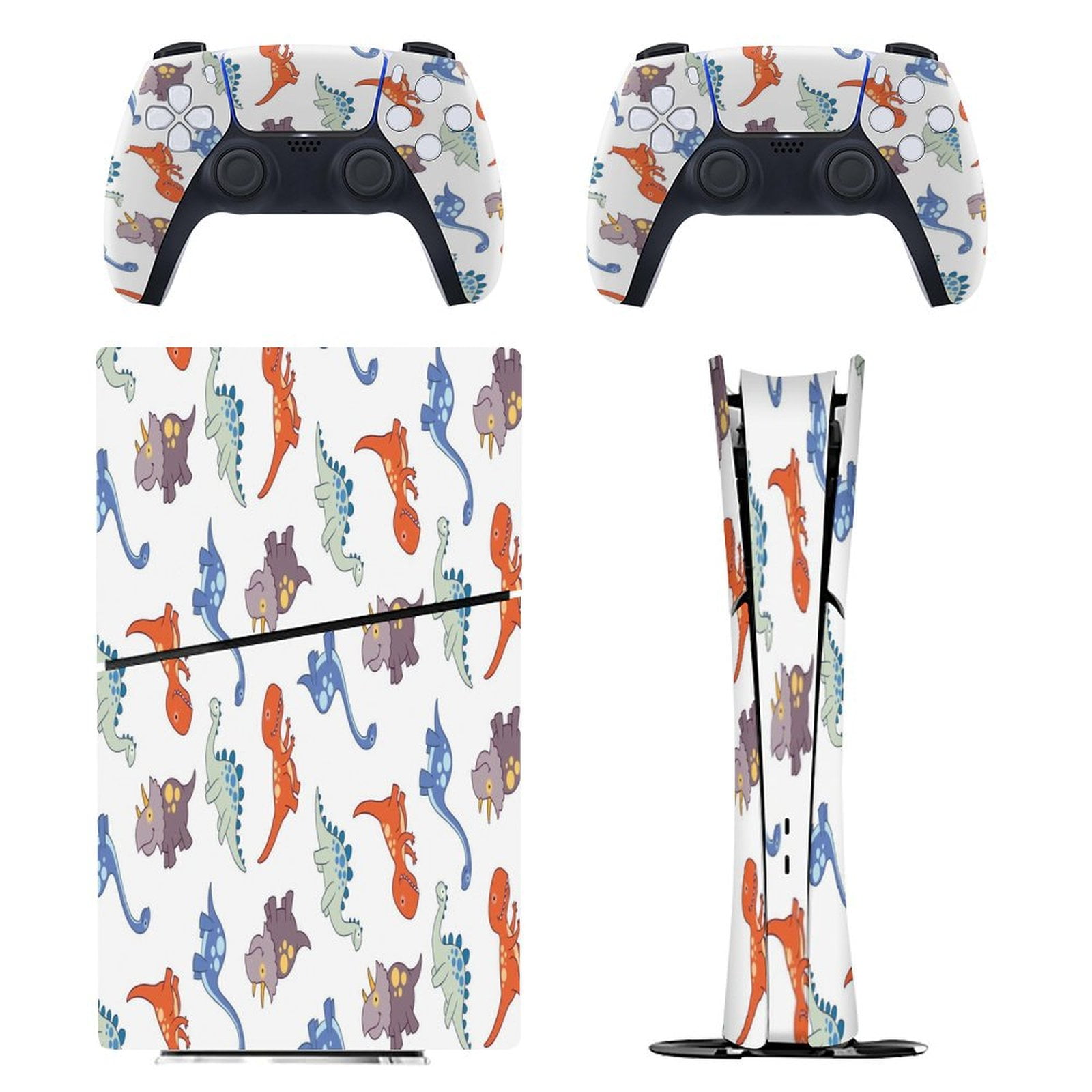 Dinosaurs, Cute, Children PS5/PS5 Slim Digital Disc Skin Sticker For ...
