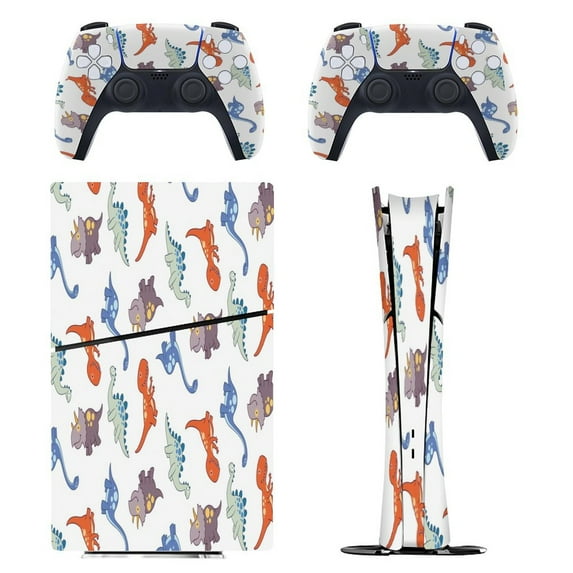 Dinosaurs, Cute, Children PS5/PS5 Slim Digital Disc Skin Sticker For ...