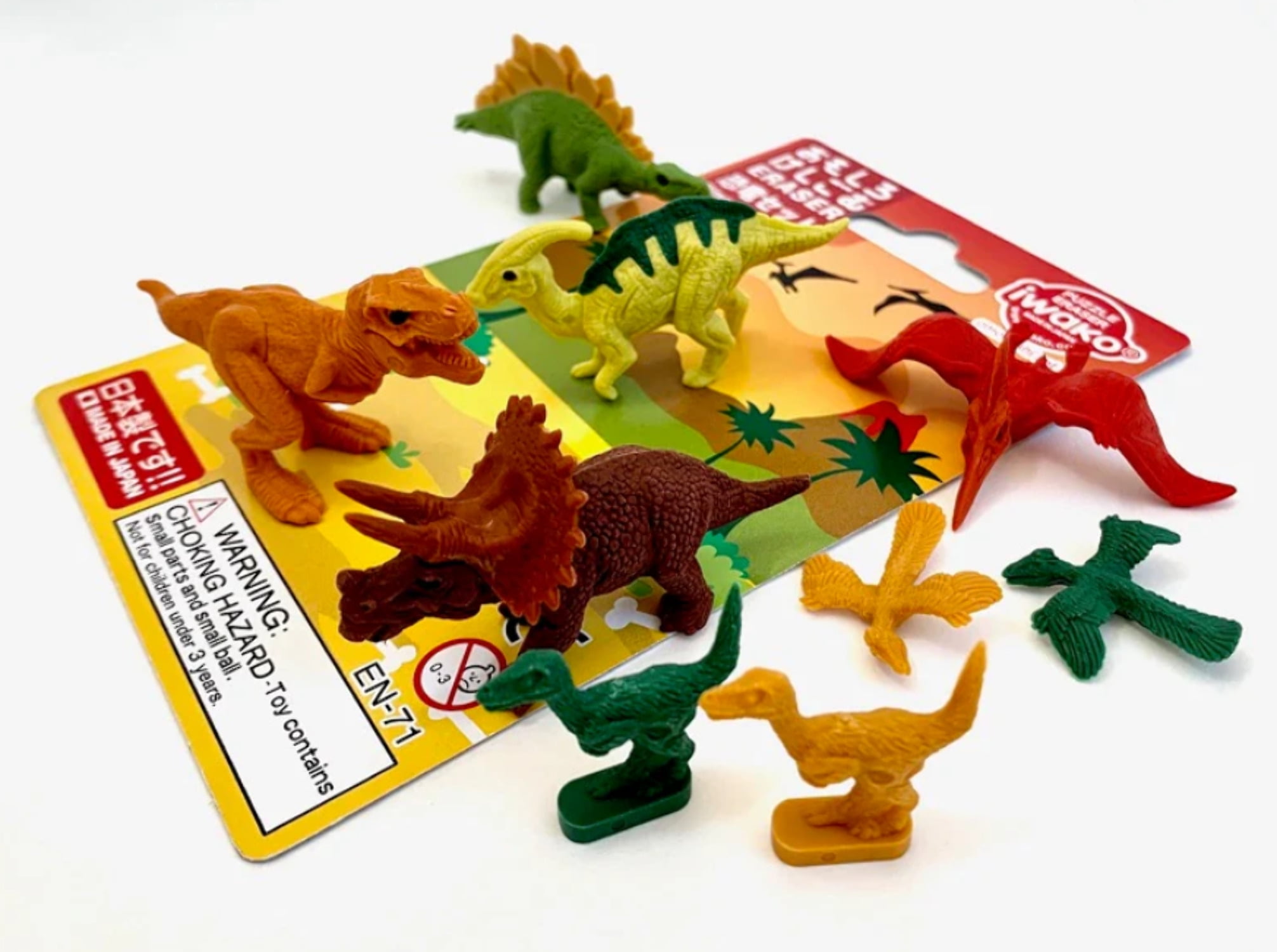 Dinosaurs Eraser Card - Walmart.com