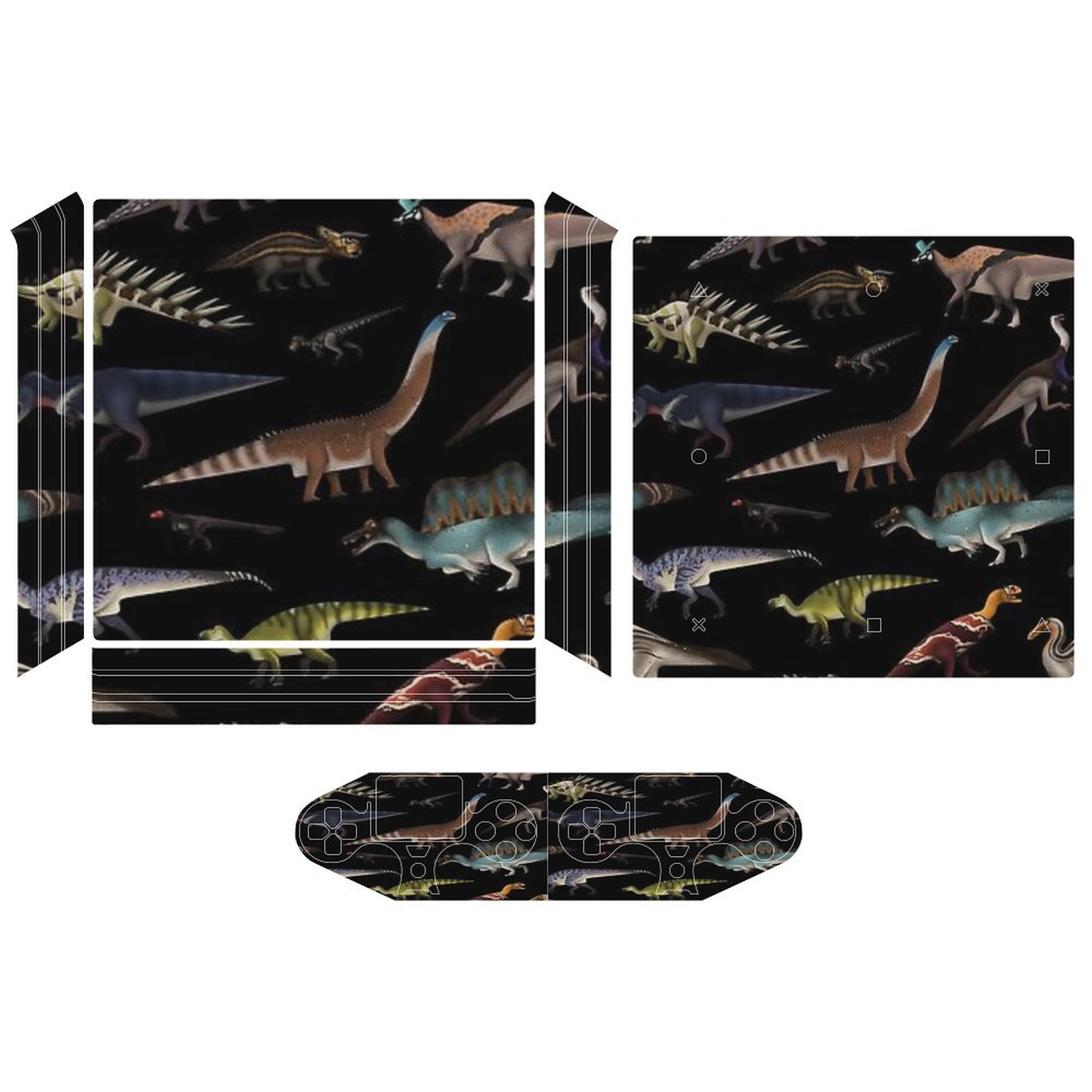 Dinosaurs Graphic PS4/PS4 Pro/PS4 Slim Skin Sticker For Console And ...