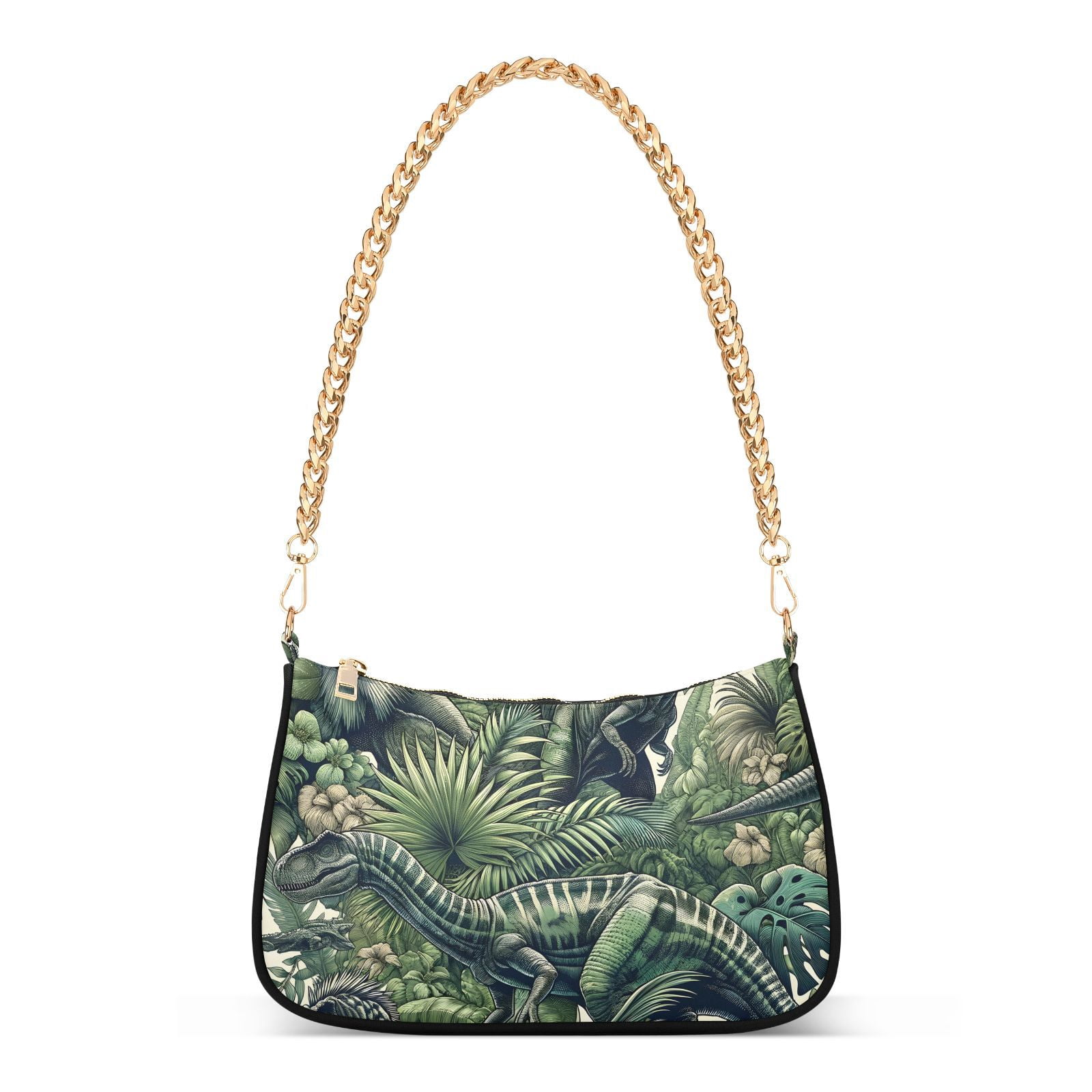 Dinosaurs LeavesWomen Small Shoulder Bag Crossbody Tote Hobo Bags Purse ...
