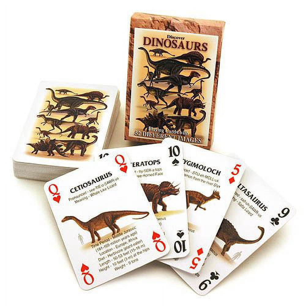 Dinosaurs Playing Cards - Walmart.com