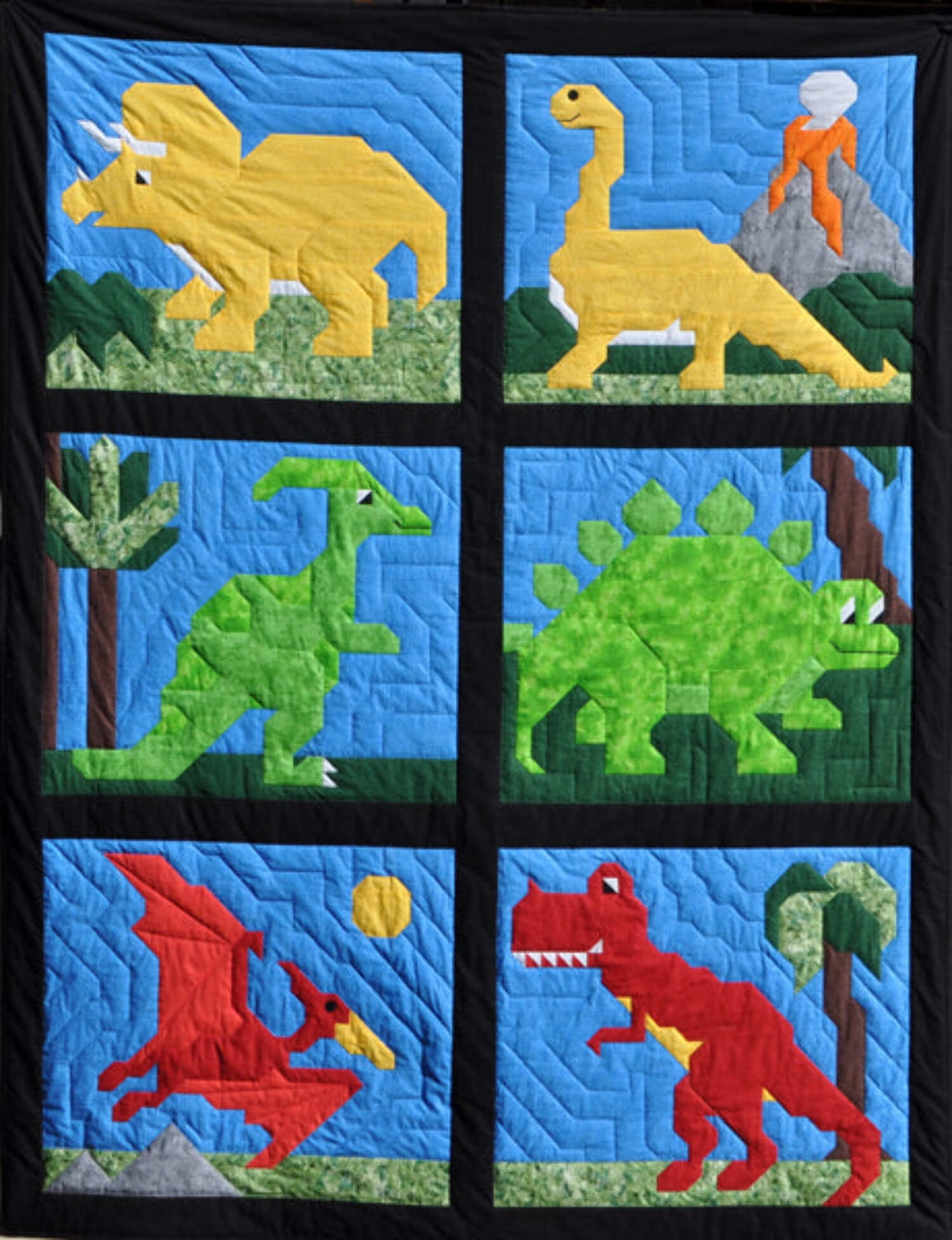Dinosaurs Quilt Pattern - Walmart.com