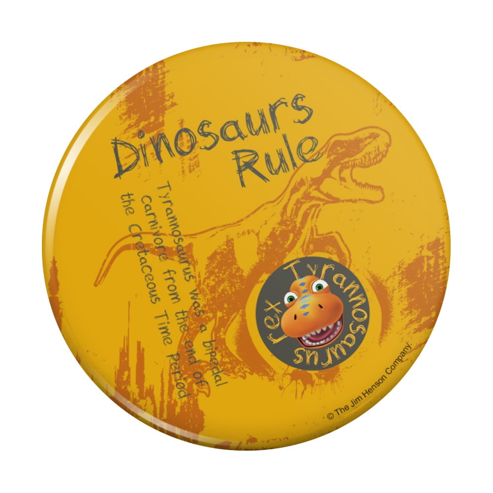 Dinosaurs Rule T-Rex Dinosaur Train Kitchen Refrigerator Locker Button ...