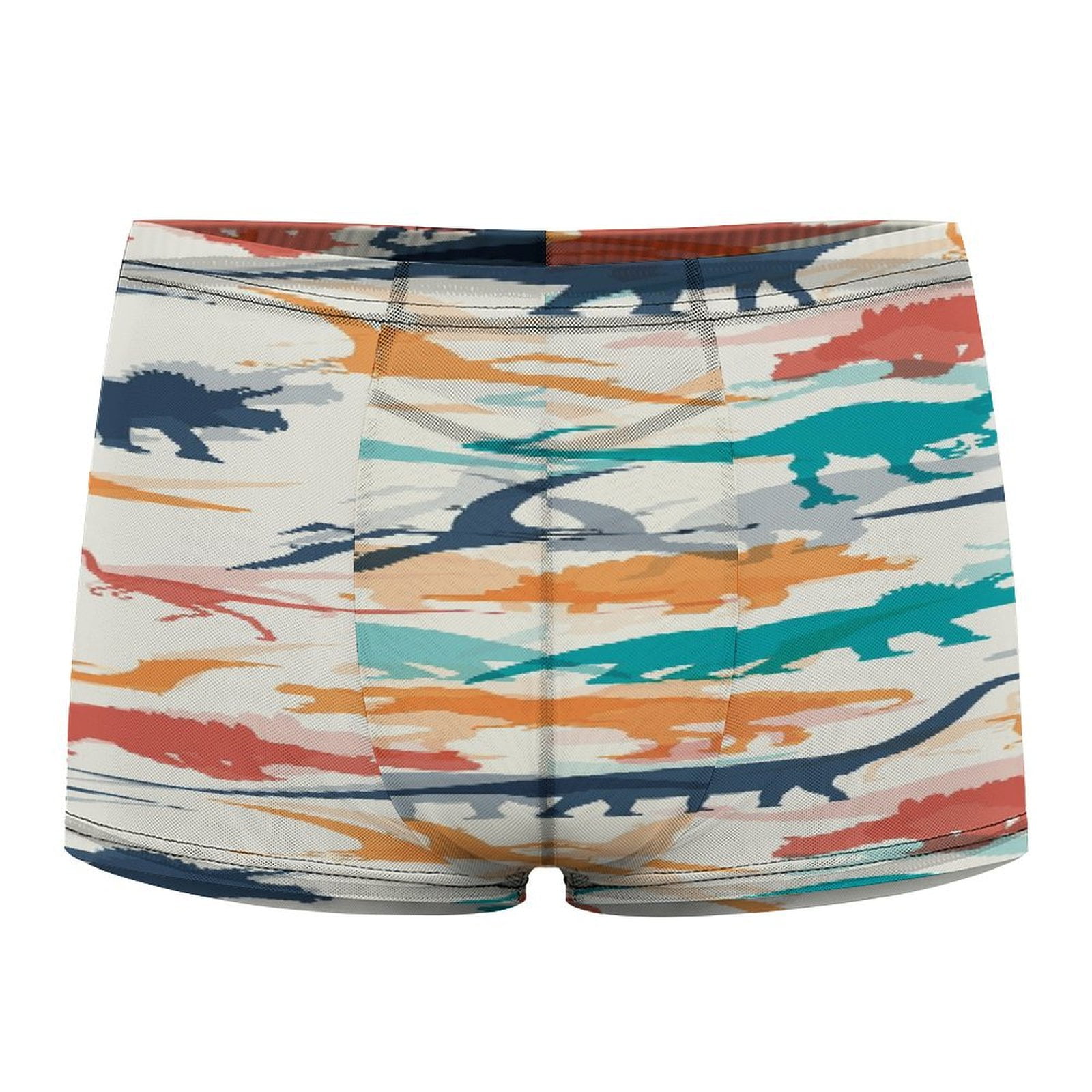 Dinosaurs Silhouette Men's Mesh Boxer Briefs Cooling Breathable Sports ...