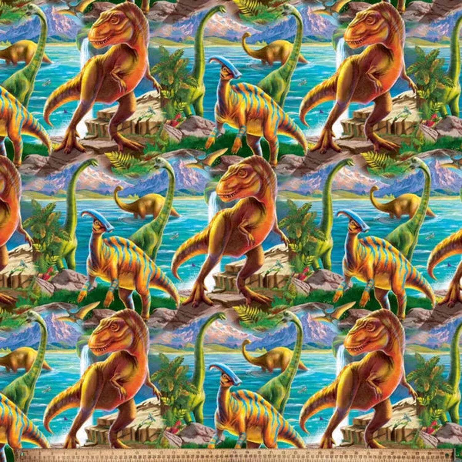 Dinosaurs T Rex Anti-Pill Premium Fleece Fabric - Walmart.com