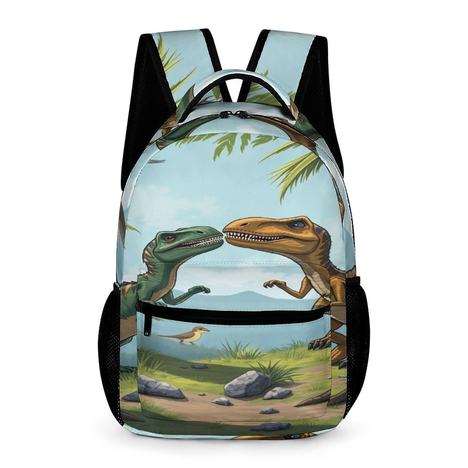 Dinosaurs Tropical Paradise Backpack Large Capacity Travel Hiking ...