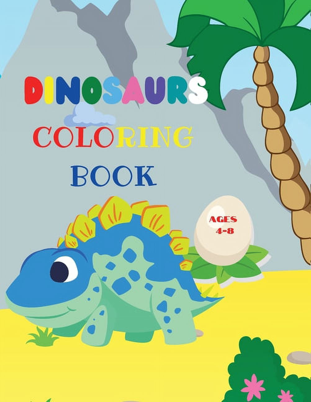 Dinosaurs coloring book : Fantastic Dinosaurs Coloring Book for Boys ...
