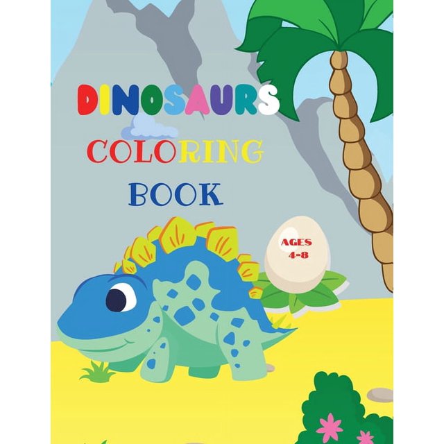 Dinosaurs coloring book : Fantastic Dinosaurs Coloring Book for Boys ...