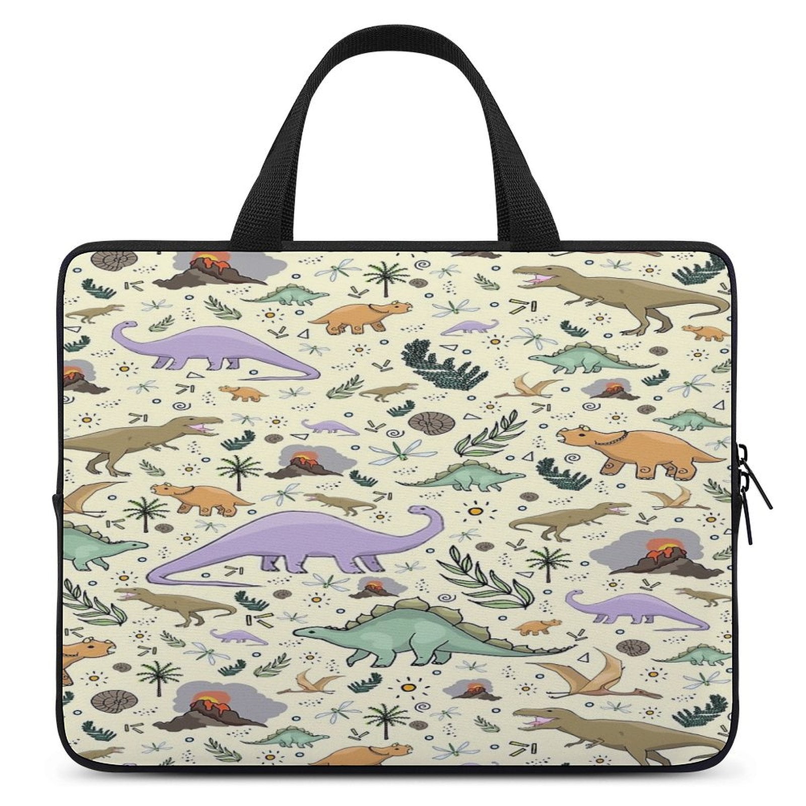 Dinosaurs in Yellow Laptop Bag Women Man 10 12 13 15 17 Inch Office ...
