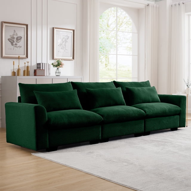 Dinosisco Modular Sectional Sofa, 3-Seater Sleeper Couch for Living ...
