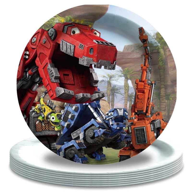 Dinotrux Pirates Plates Party Supplies Birthday Dinnerware Decorations ...