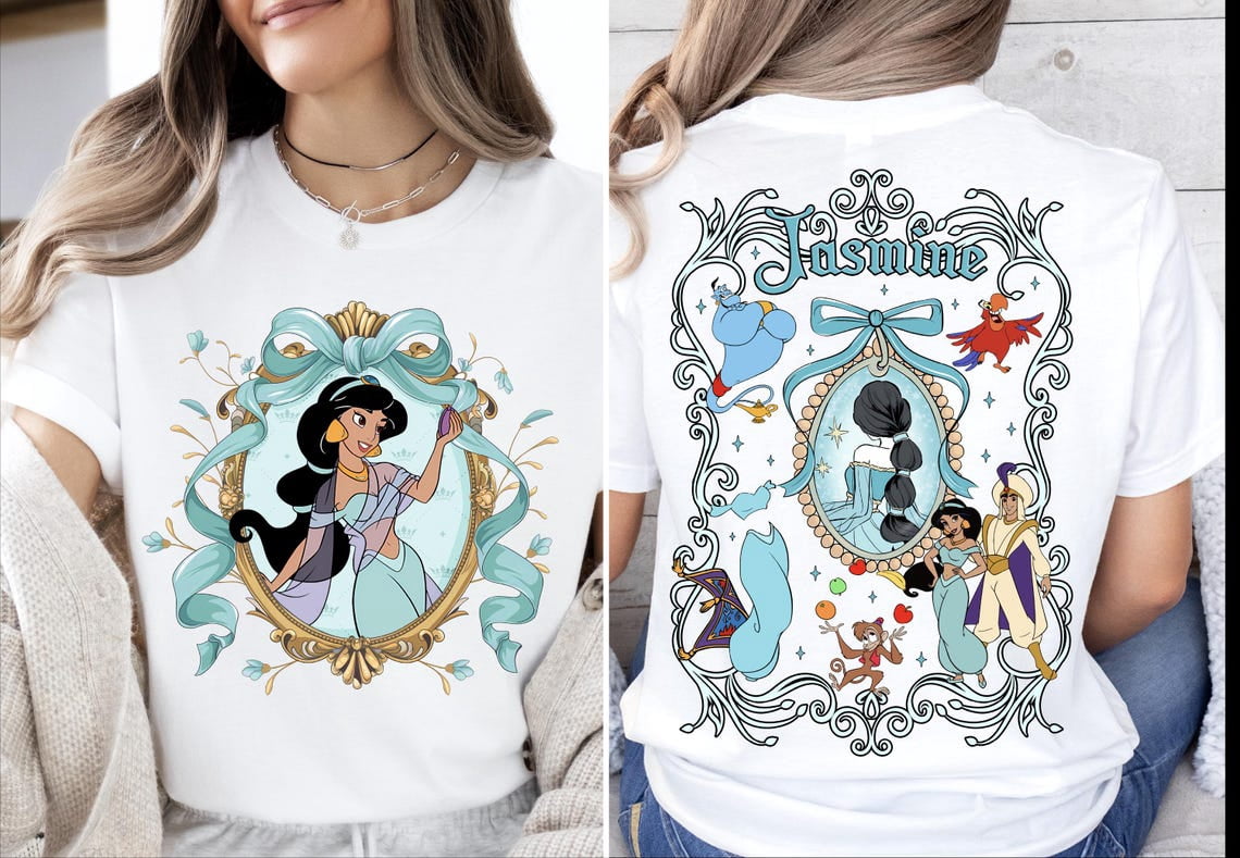 Dinsey Princess Jasmine Shirt, Disney Jasmine Shirt, Princess Jasmine ...