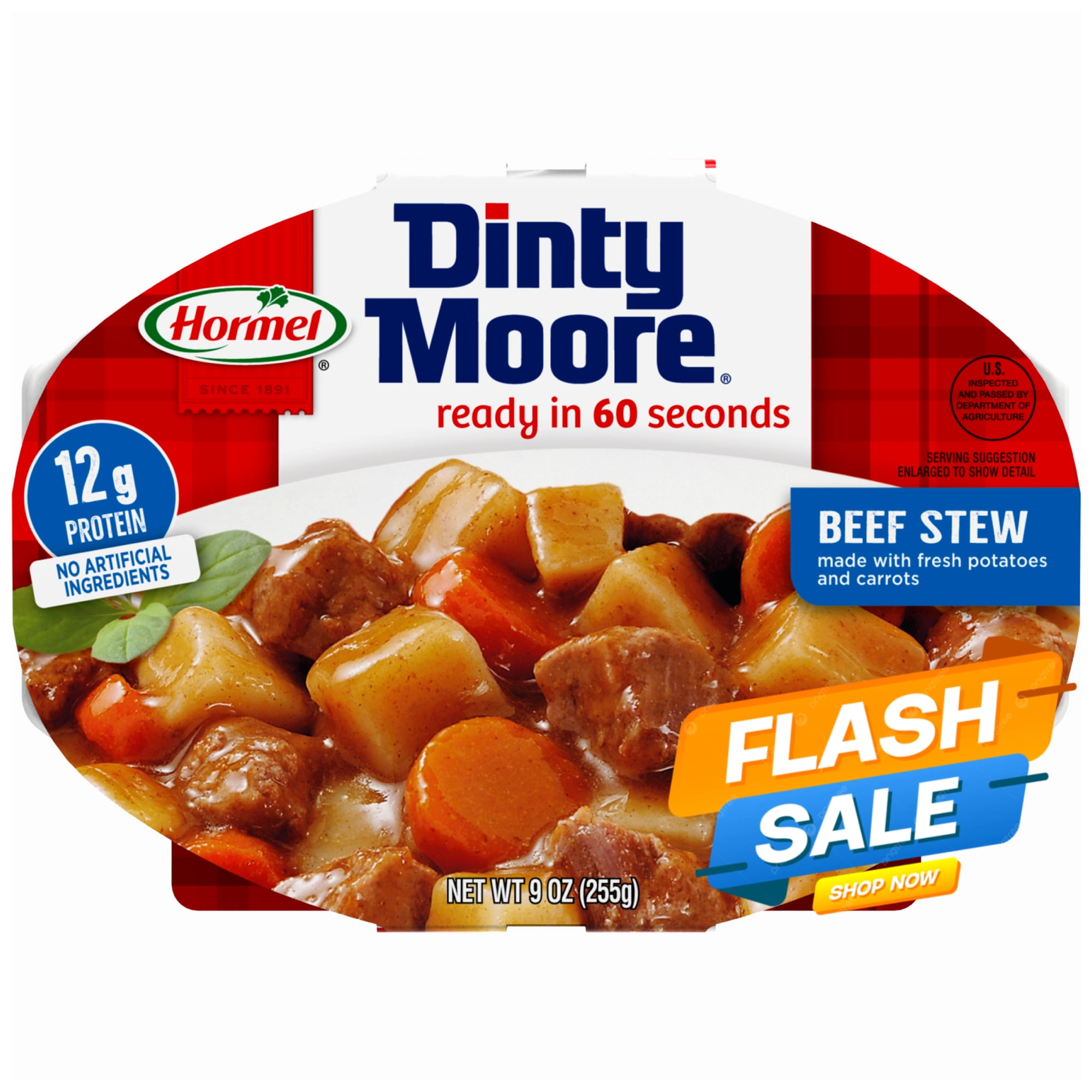 Dinty Moore Beef Stew, 9 Ounce Microwaveable Tray (Pack of 1) - Walmart.com