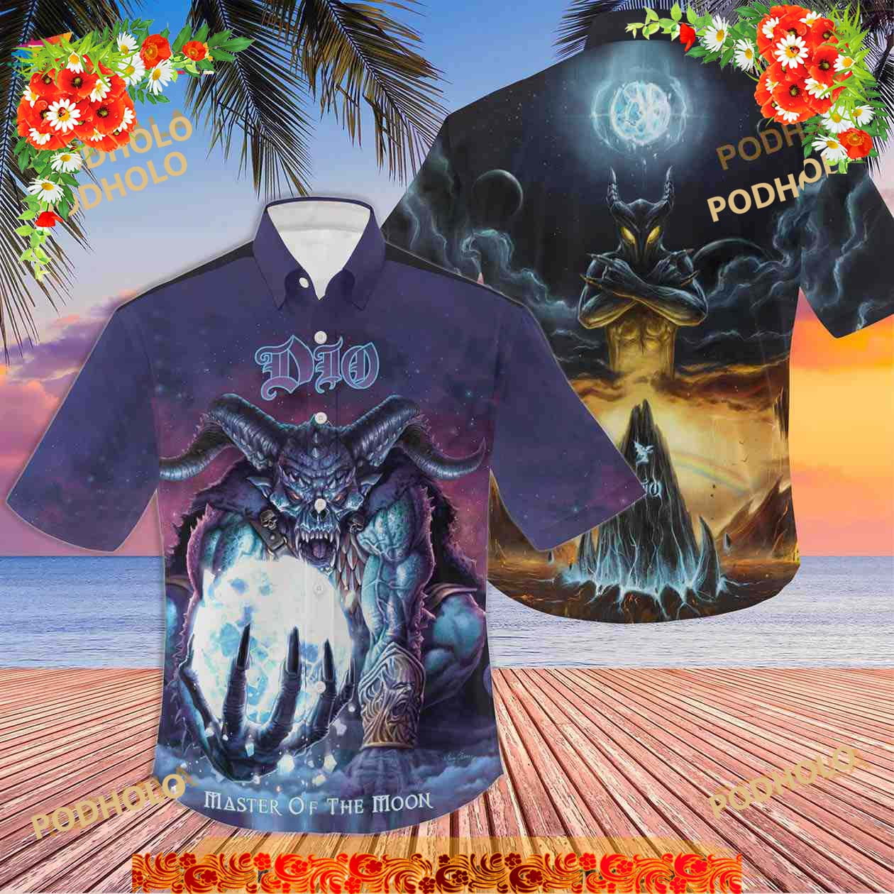 Dio Band The Last In Line 2023 Tour Concert Hawaiian Shirt - Walmart.com