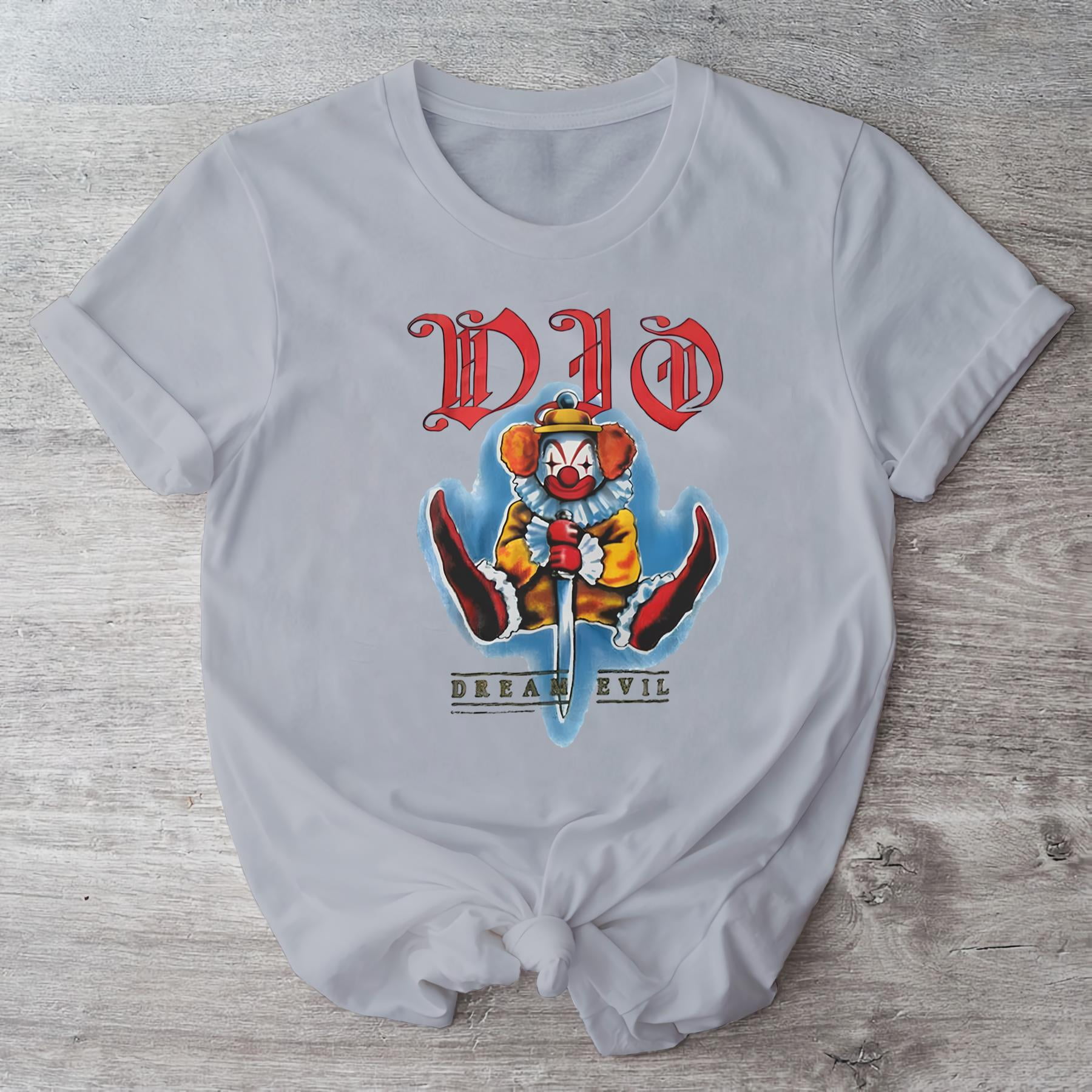 Dio Dream Evil Tour 1987 Tour Concert T-Shirt Ronnie James Band Metal ...