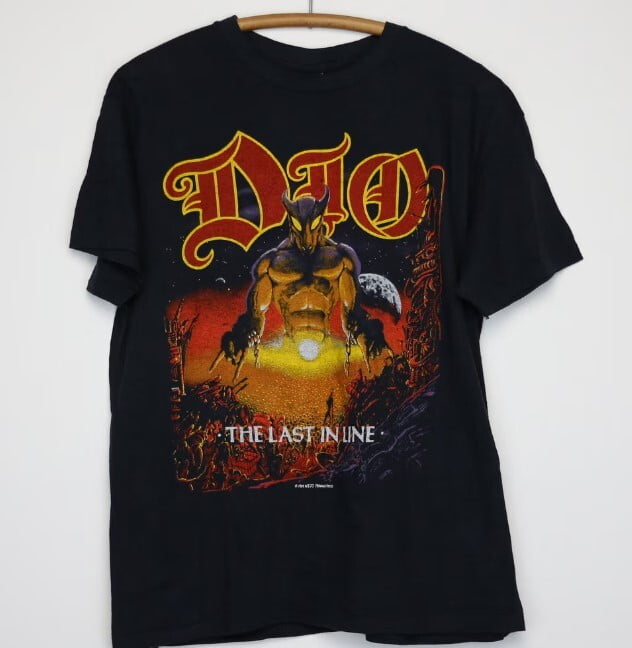 Dio Last in Line Tour VTG 80sheavy Metal Rock Band Concert Music shirts ...