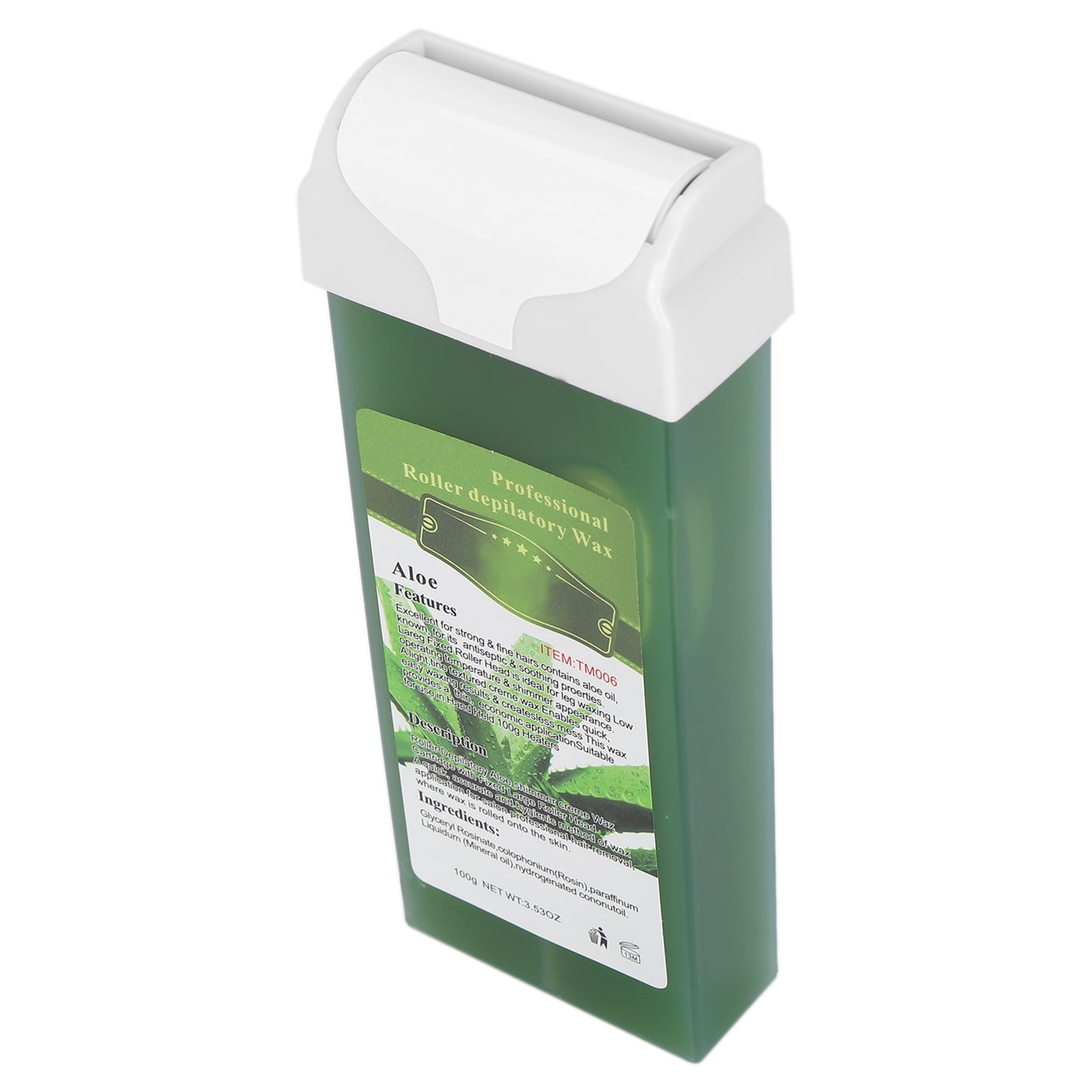 Dioche Depilatory Wax Roller,100g Hair Removal Roll On Wax Body Leg ...