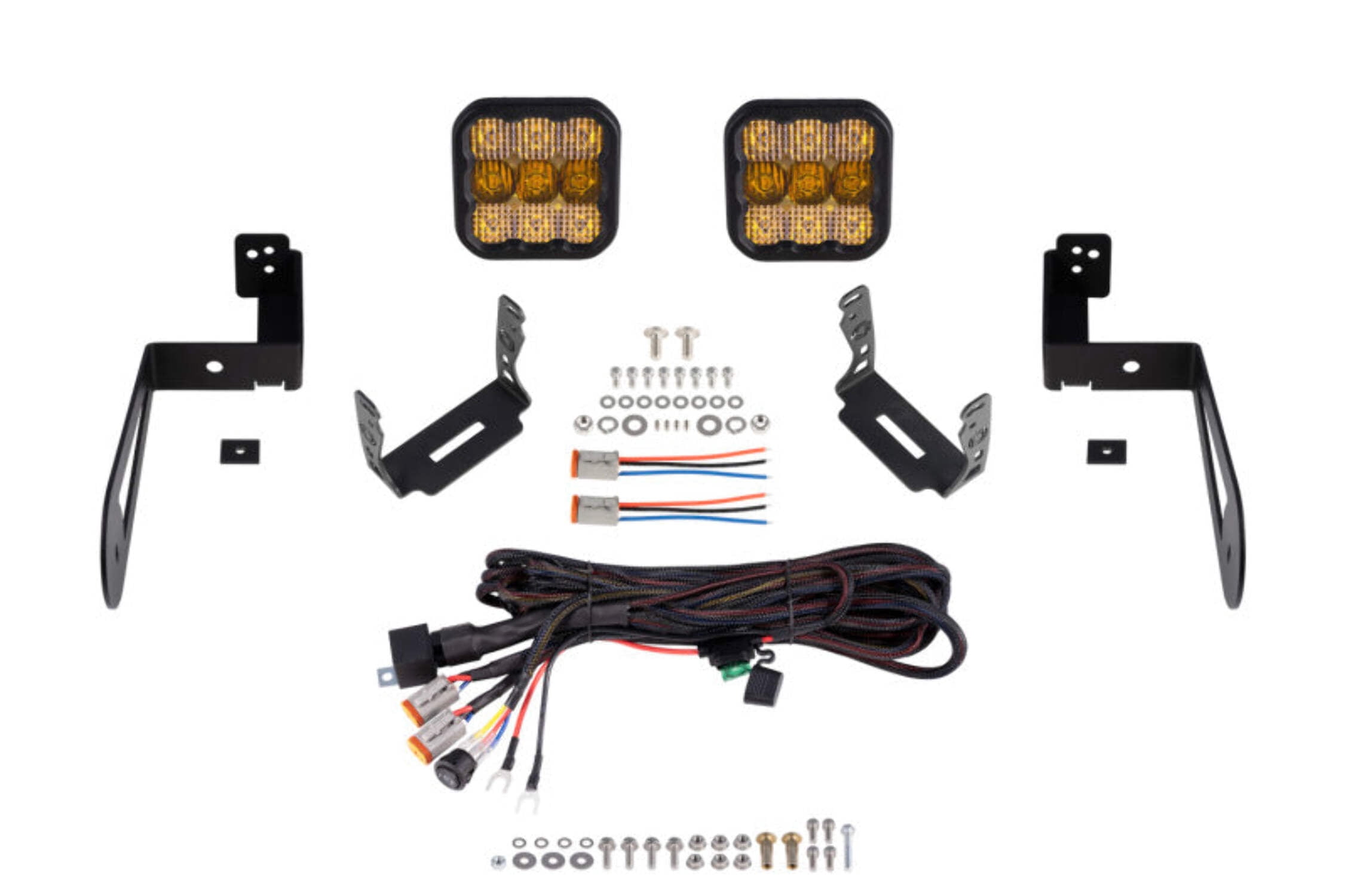 Diode Dynamics 07-18 Jeep JK Wrangler SS5 Bumper LED Pod Light Kit ...