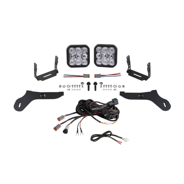 Diode Dynamics 17-20 Ford Raptor SS5 Bumper LED Pod Light Kit - Pro ...