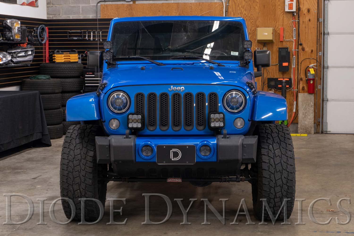 Diode Dynamics 2007-2018 Fits Jeep Wrangler JK SS5 CrossLink Bumper Sport Combo Lightbar Kit ...