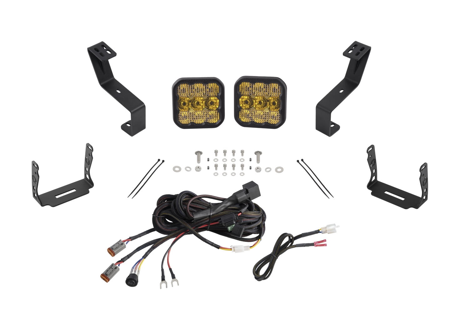 Diode Dynamics 2019-2023 Fits Dodge Ram 1500 Sport Yellow Combo SS5 ...