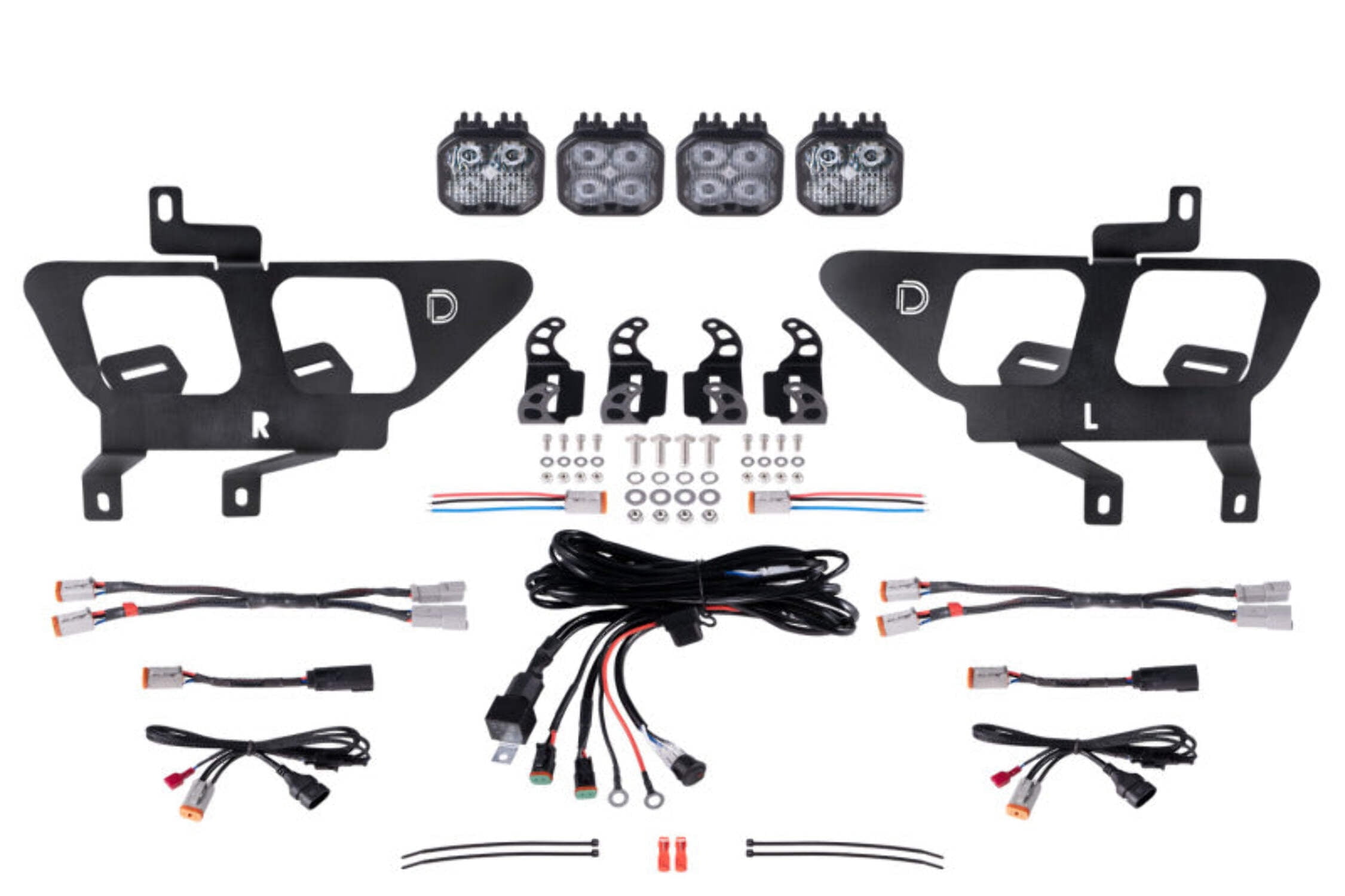Diode Dynamics 21-22 Ford F-150 SS3 LED Fog Pocket Kit - White Max - Walmart.com