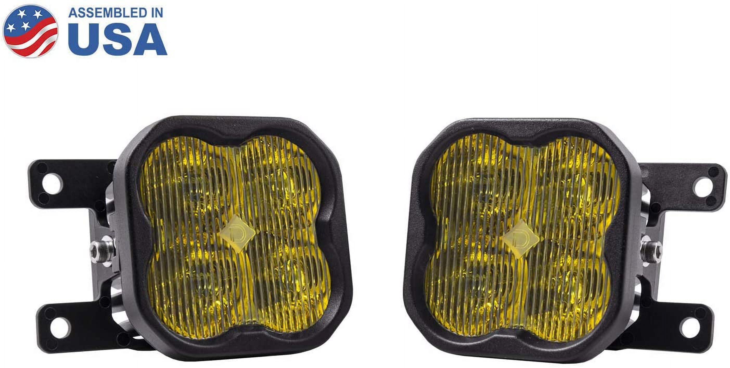 Diode Dynamics SS3 Pro Type AS Kit - Yellow SAE Fog - Walmart.com