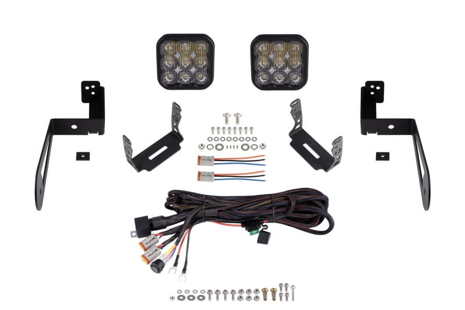 Diode Dynamics Jeep JK SS5 CrossLink Bumper Lightbar Kit Pro Driving - Walmart.com