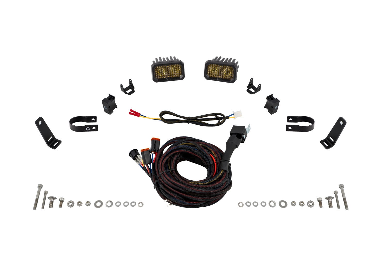 Diode Dynamics Stage Series 1.5 Inch Roll Bar Chase Light Kit SSC2 ...