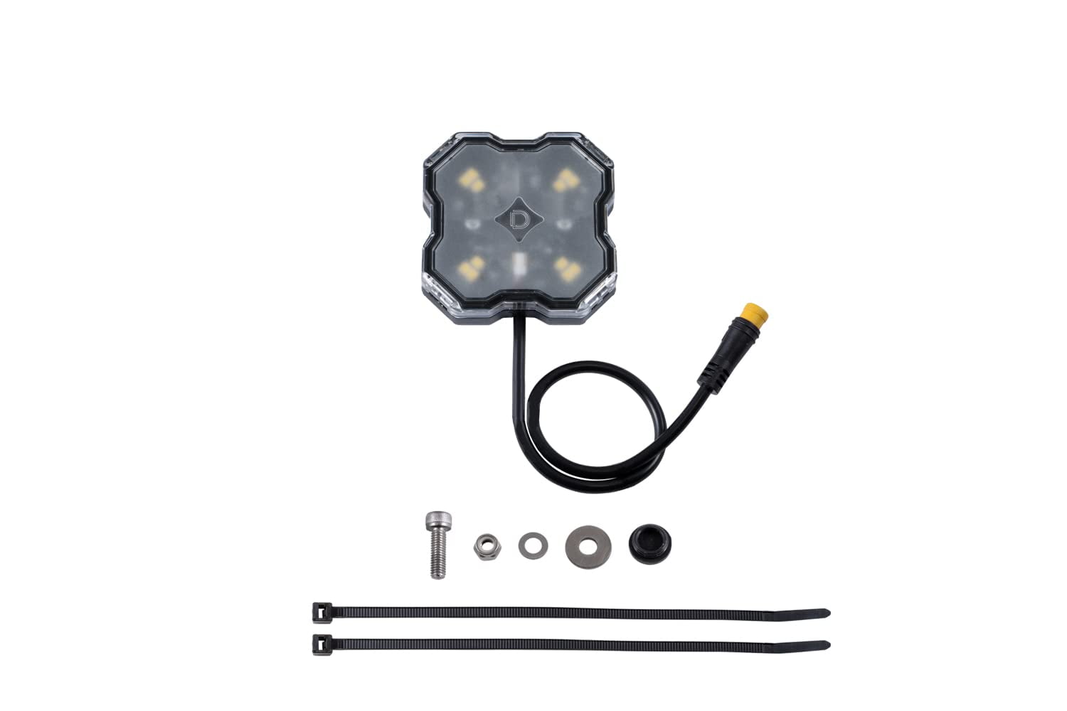 Diode Dynamics Stage Series LED Rock Light (one), White Diffused M8 ...