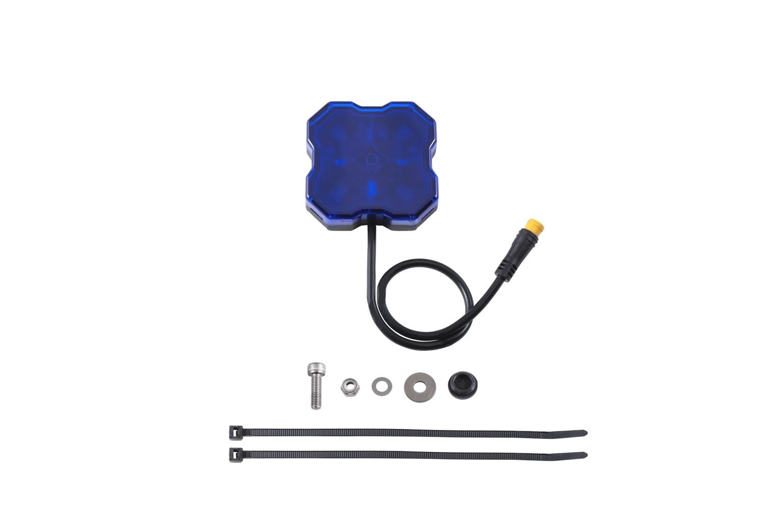 Diode Dynamics Stage Series LED Rock Light (one), Blue w/ M8 Connector ...