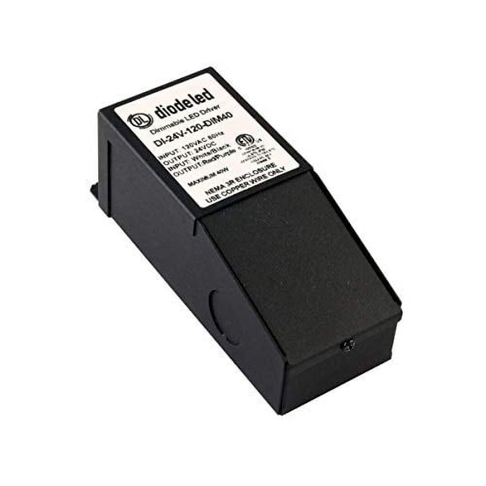 Diode LED 24V DC Magnetic Dimmable Driver Class 2 40W - Walmart.com
