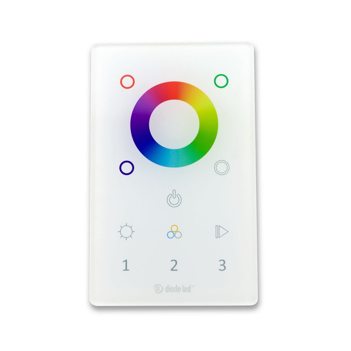 Diode LED DI-DMX-WIFI-WMUS-3Z-WH DMX Wall Mount Controller - Walmart.com