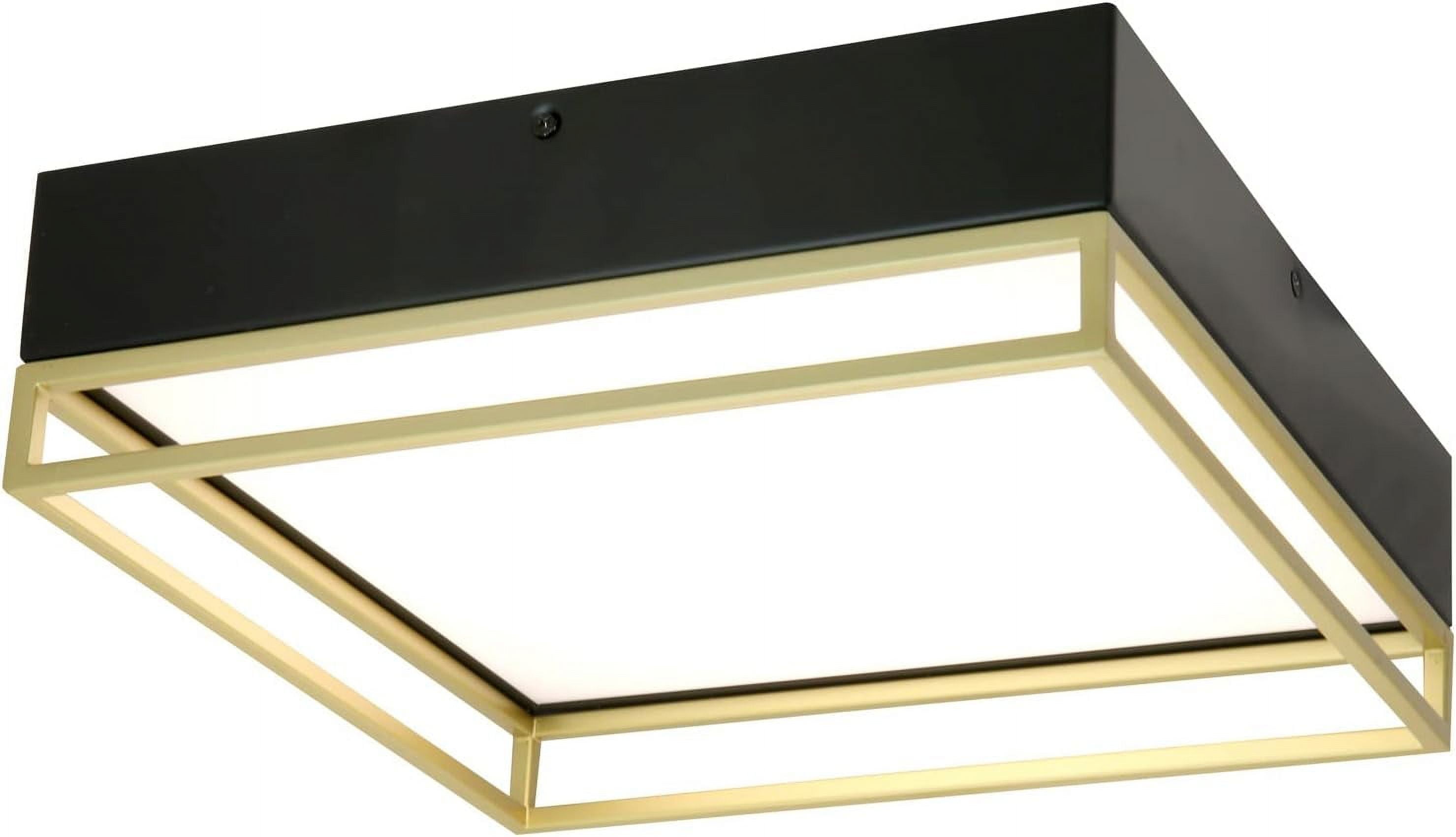 Diodesy 13-Inch LED Double Square Ceiling Light Fixture, 20-Watt, CCT 3 ...