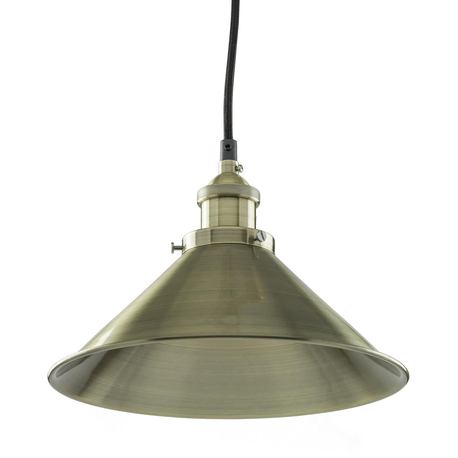 Diodesy- AQF/PD/CN10/AB Industrial Pendant Light, Vintage Hanging Metal ...