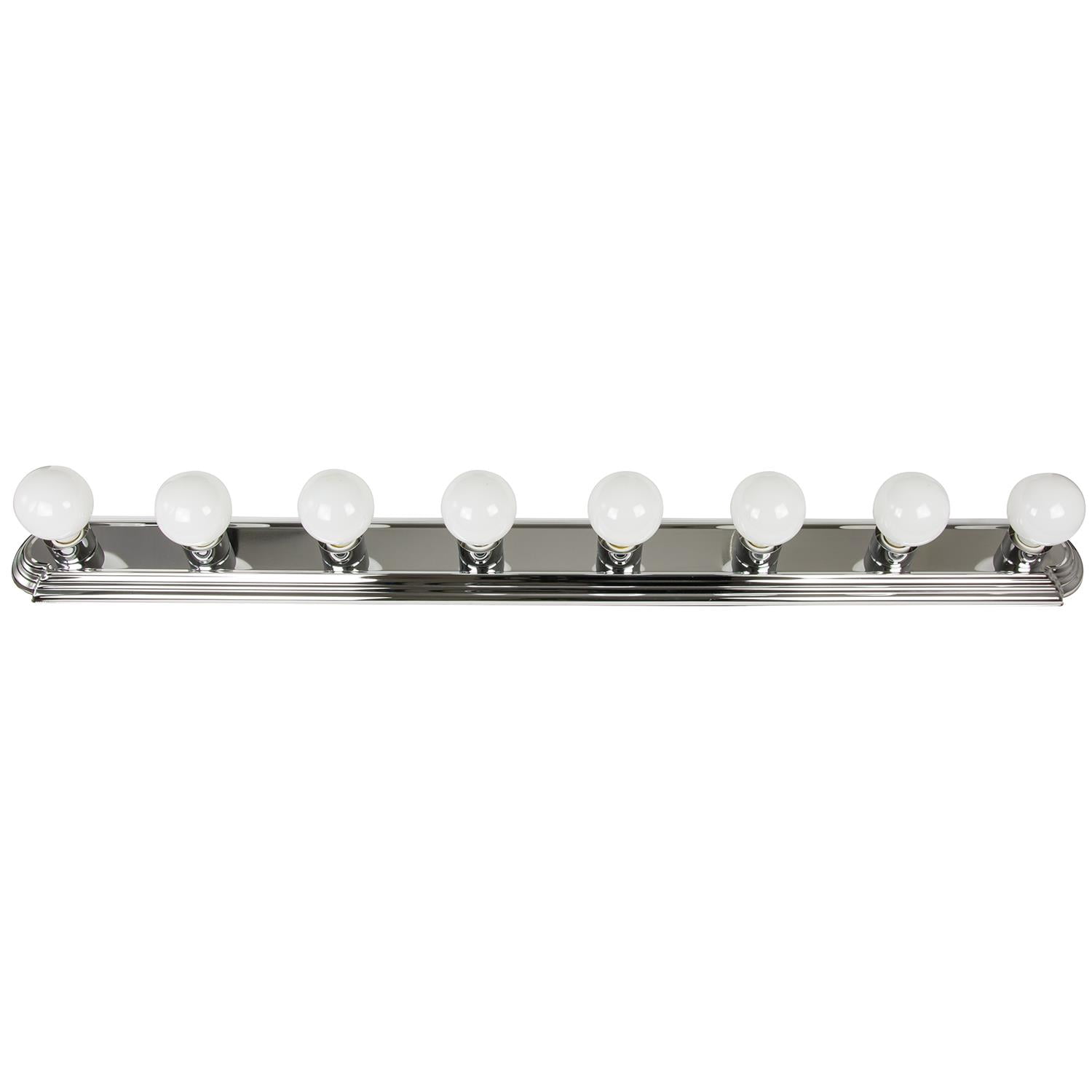Diodesy- B848/CH 8 Lights Vanity Bathroom Chrome Light, Farmhouse ...