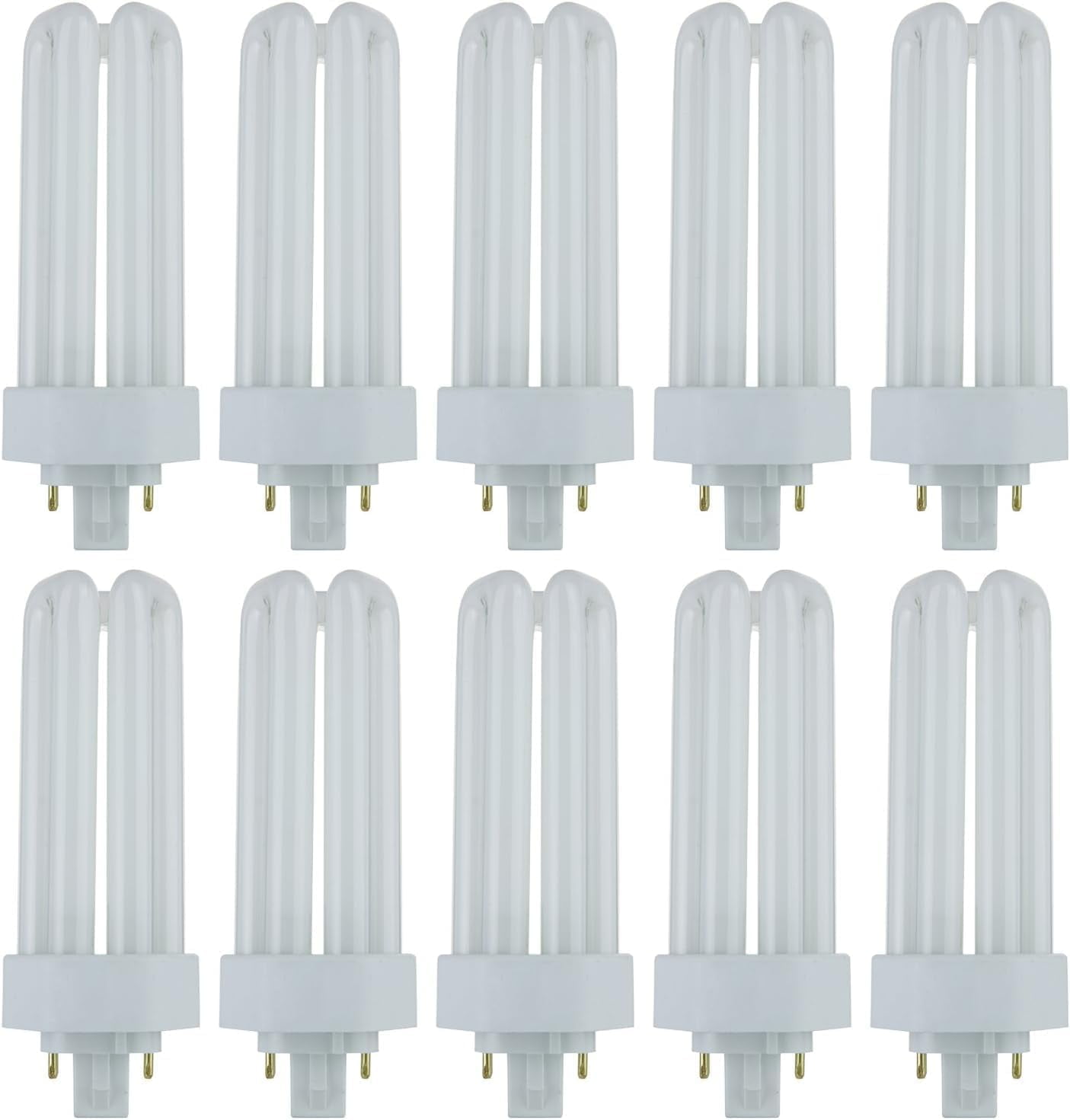 Diodesy- Compact Fluorescent U-Shaped Light Bulb 4 Pin Triple Tube 26W ...