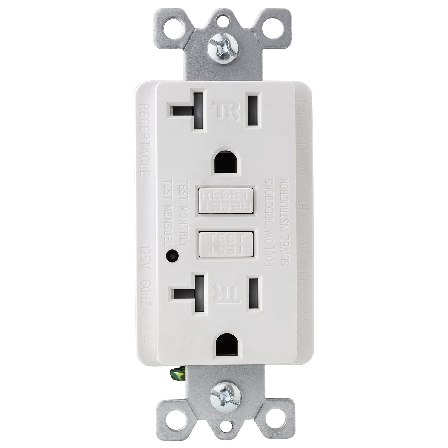 Diodesy- E545 GFCI Duplex Tamper-Resistant Receptacle Outlet with ...