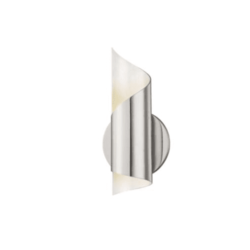 Diodesy- FIX/SWIRL/G9 Steel Swirl Wall Sconce, Polished Nickel Finish ...