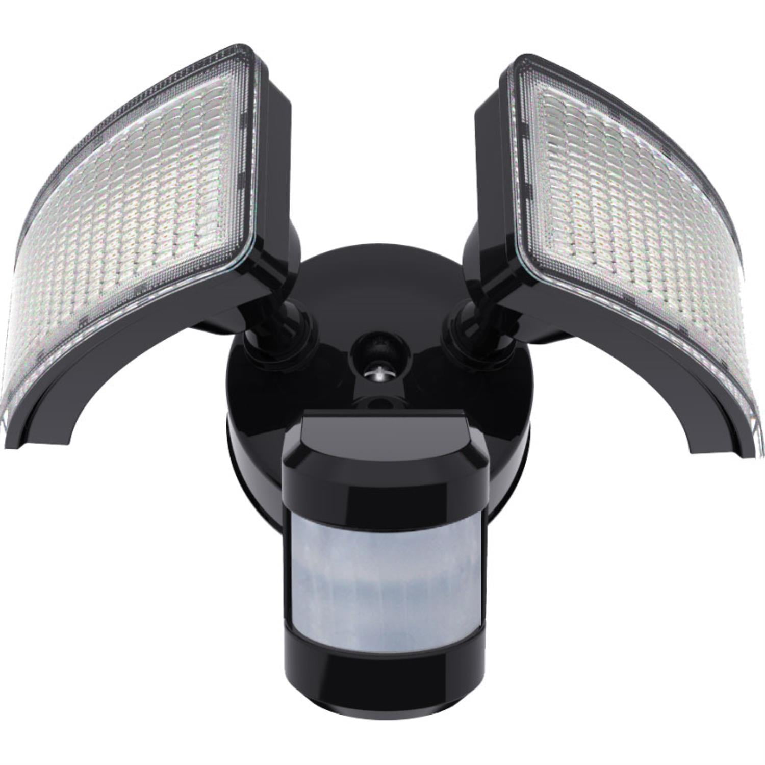 Diodesy- LFX/OSF/S/MS/24W/30K/BK LED Dual Head Motion Sensor Security ...