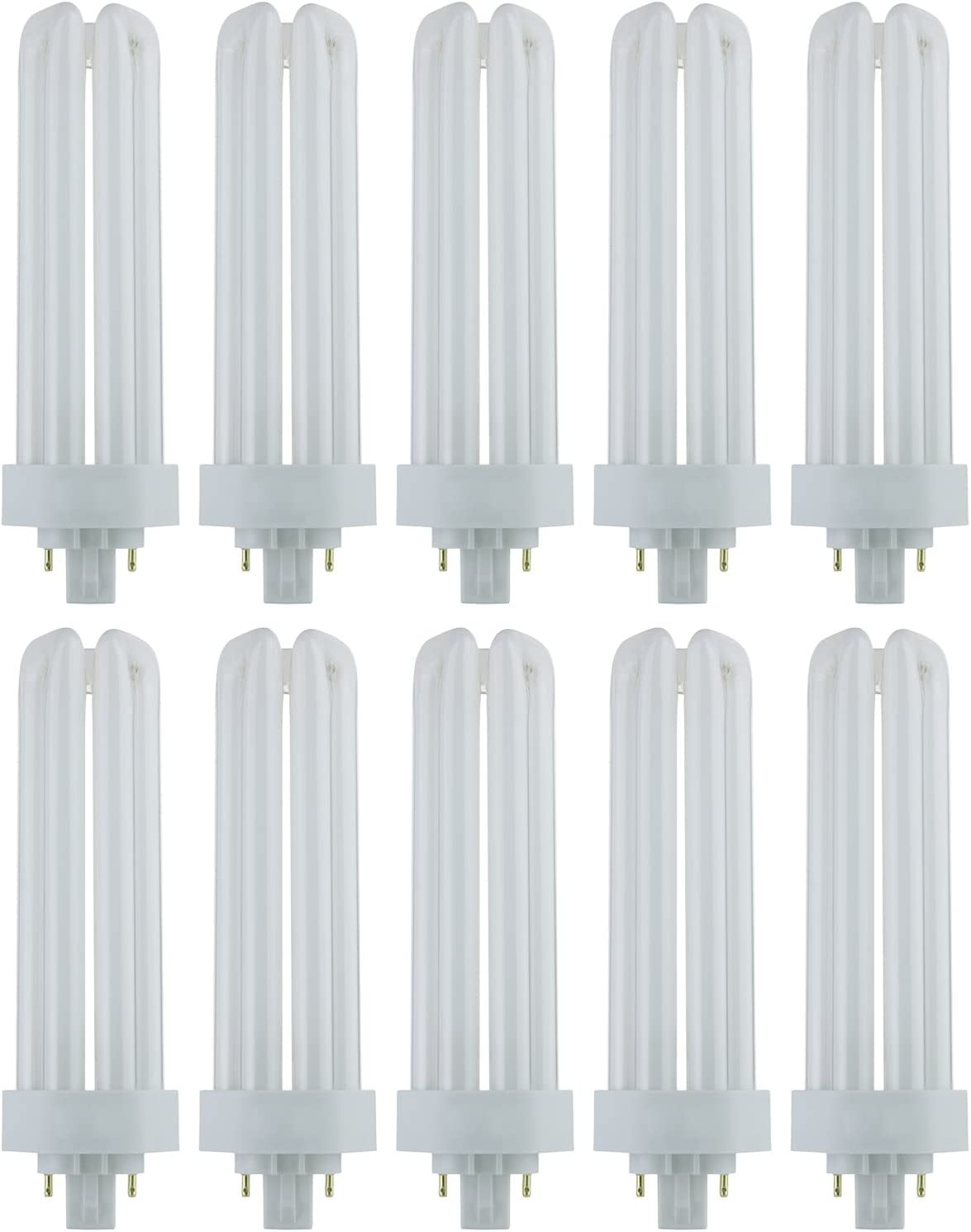 Diodesy- PLT Triple U-Shaped Twin Tube CFL Bulbs 42W 3200 Lumens GX24Q4 ...