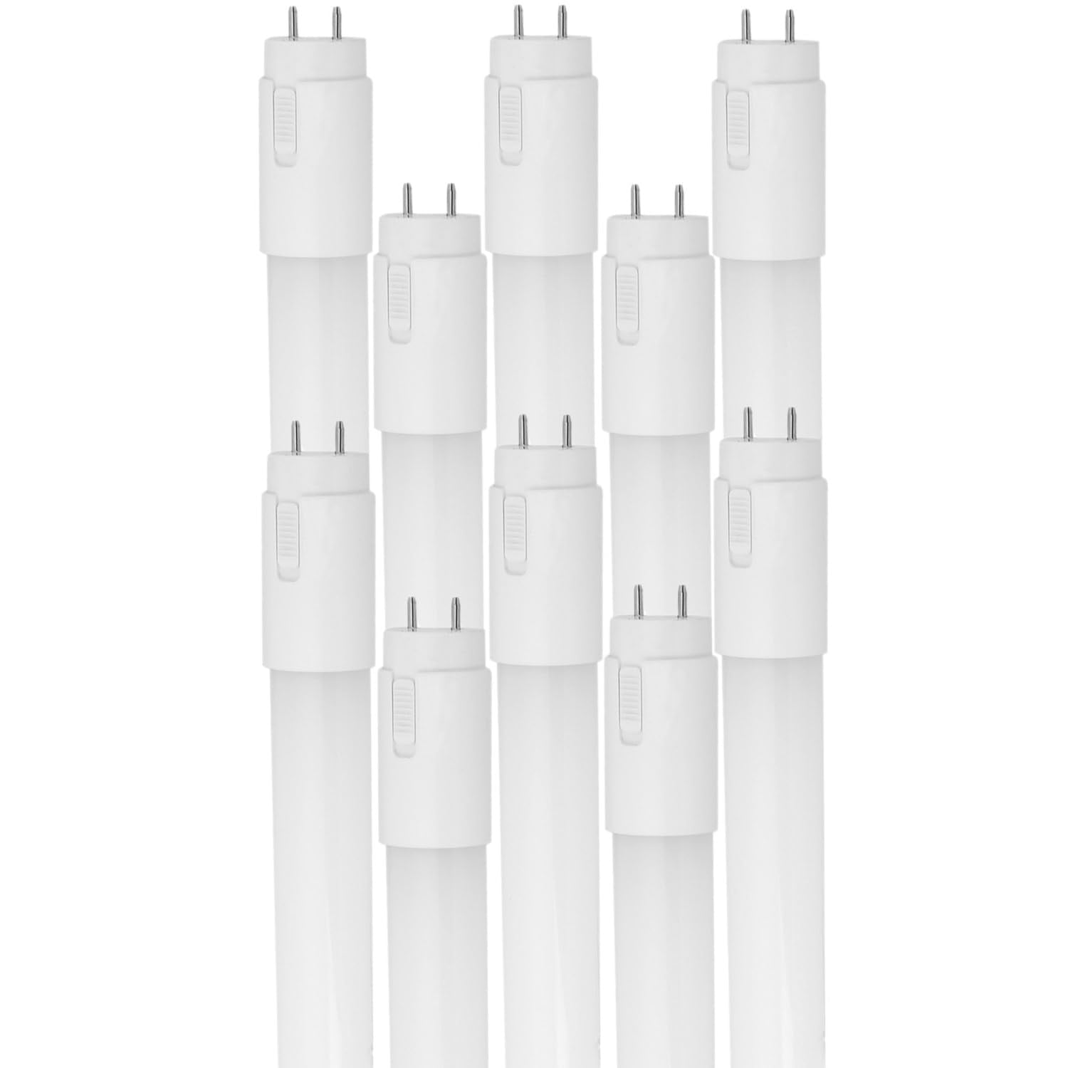 Diodesy- Pack of 10 T8/LED/HY/4?/18W/65K 4FT LED T8 Hybrid Type A+B ...