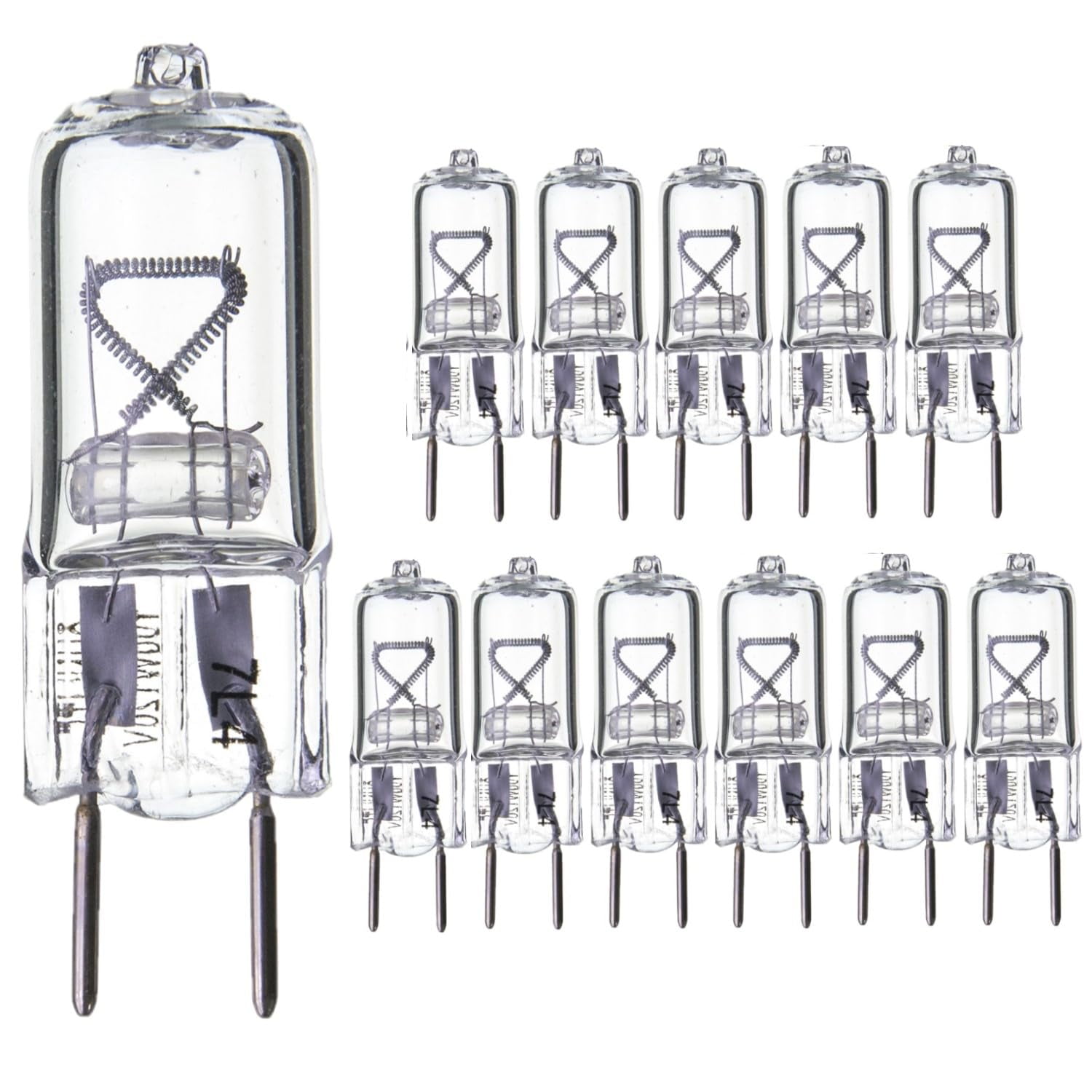 Diodesy- Pack of 12 Q20 Halogen Light Bulb for Chandelier/Track ...