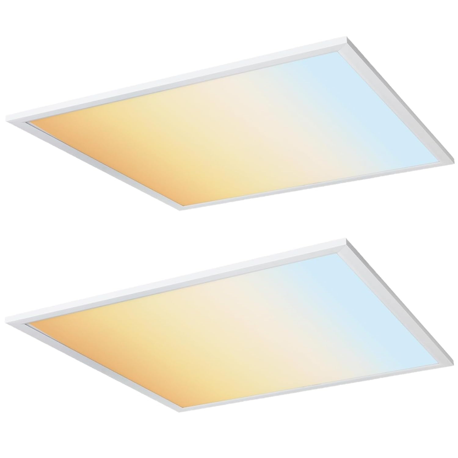 Diodesy- Pack of 2 LFX/1X1/10W/SCT 12 Inch Square LED Flush Mount ...